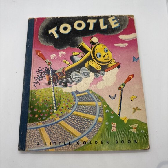Other | Vintage 1945 Tootle Little Golden Book 3rd Printing Collectible ...